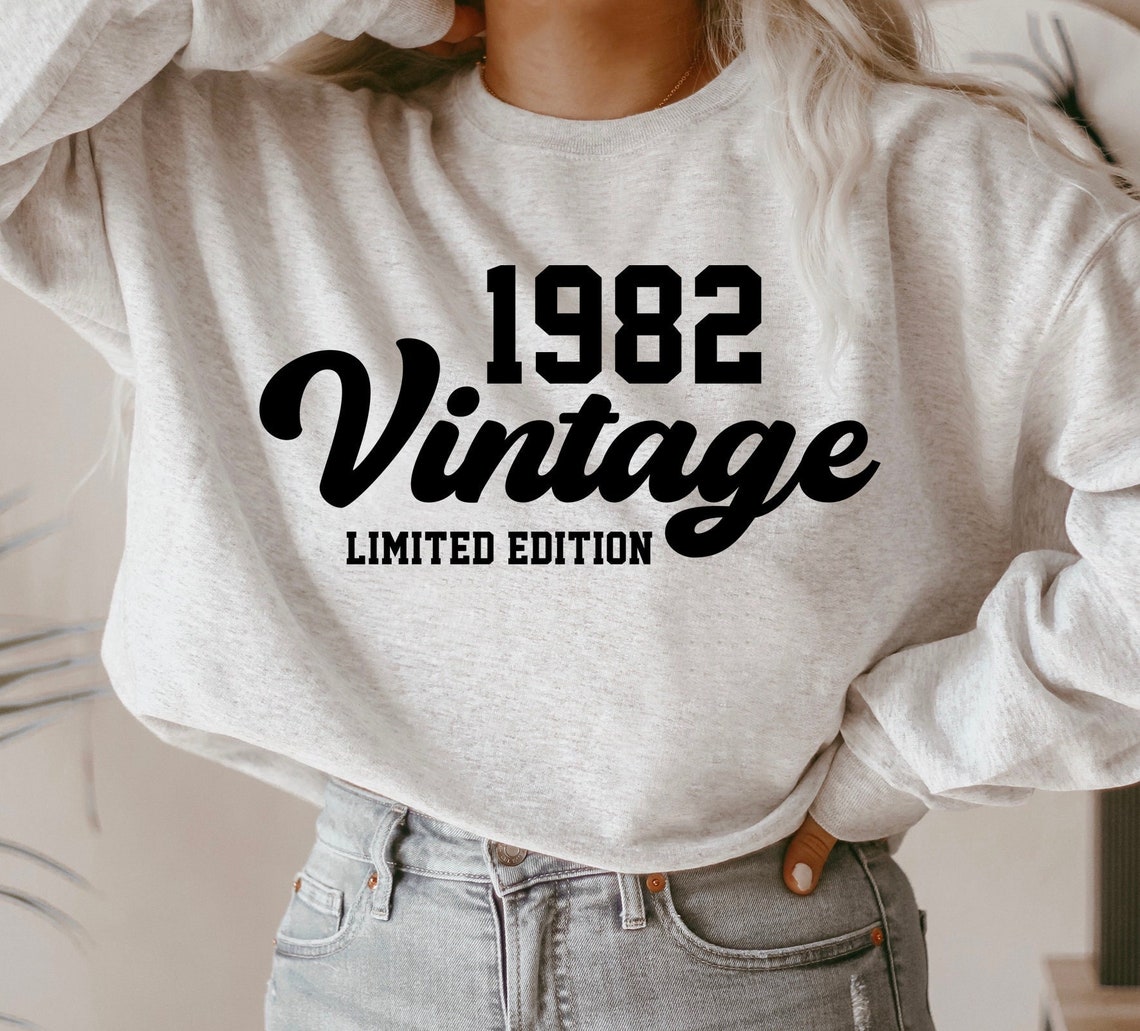 40th Birthday Svg Vintage 1982 Svg Year 1982 Svg 1982 | Etsy