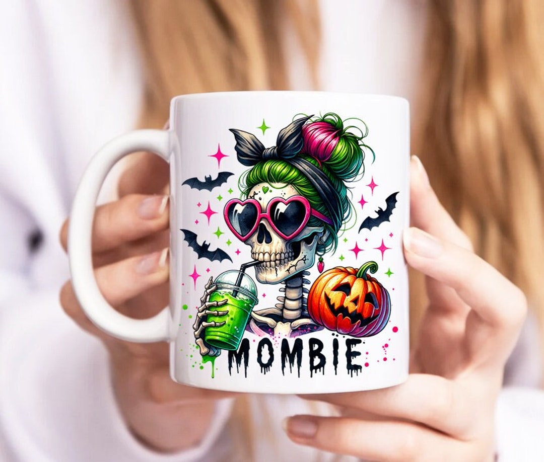 Retro Halloween Png, Mombie PNG, Skeleton Clipart, Retro Mama Png ...