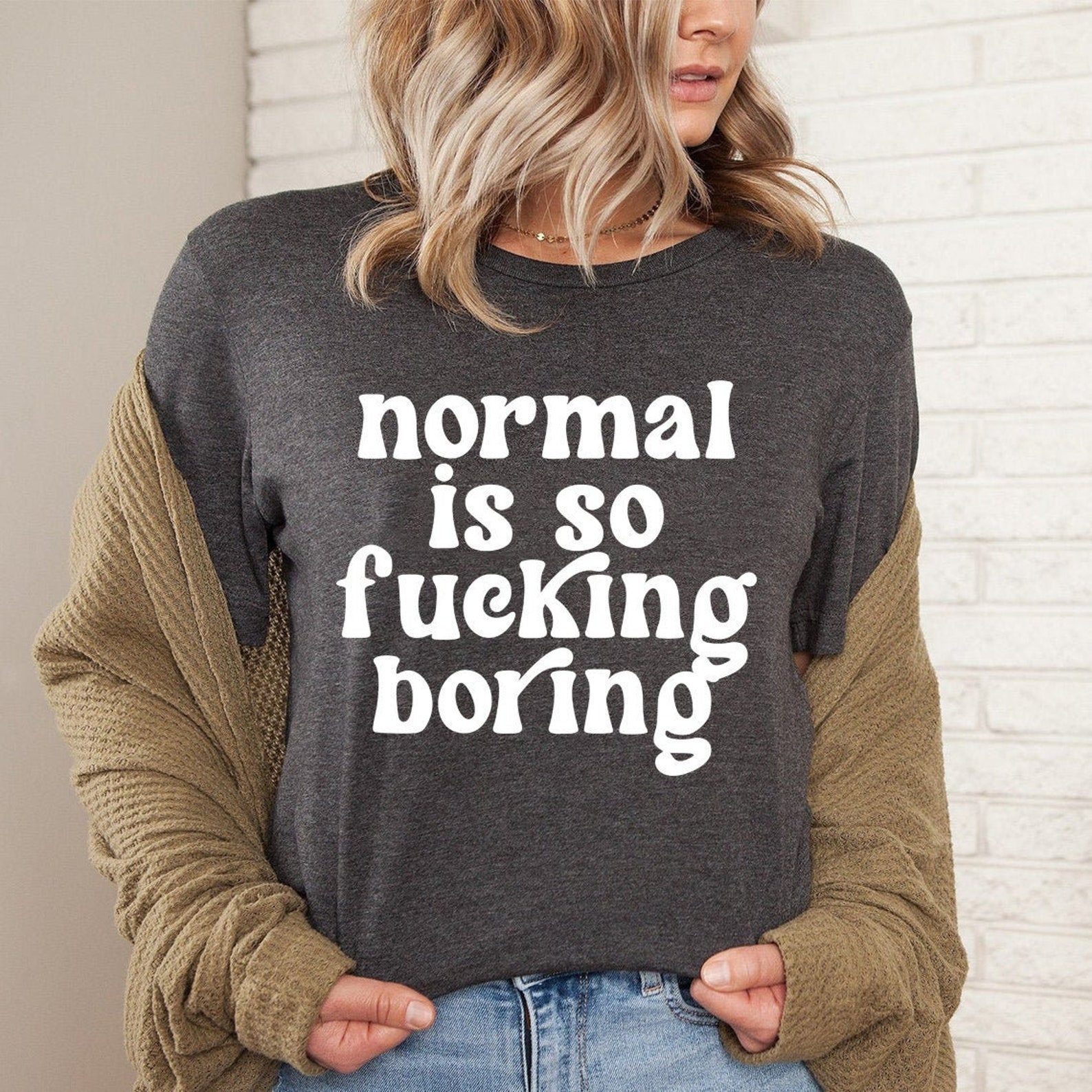 Normal is So Fucking Boring Be Yourself Fuck Labels | Etsy