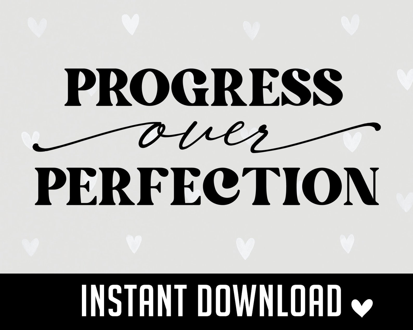Progress Over Perfection Svg Be the Good Svg Self Love Svg - Etsy