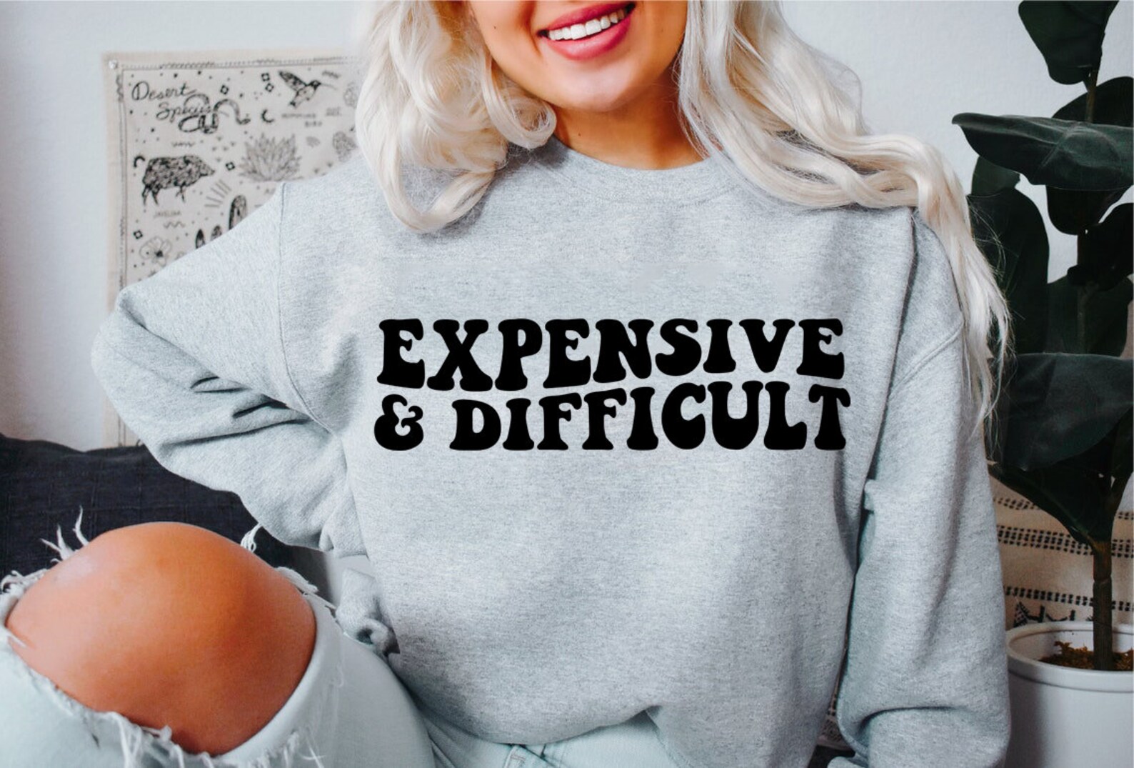 Expensive & Difficult SVG Toodler Kids SVG Wavy Stacked Svg - Etsy