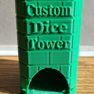 Custom Dice Tower - Etsy