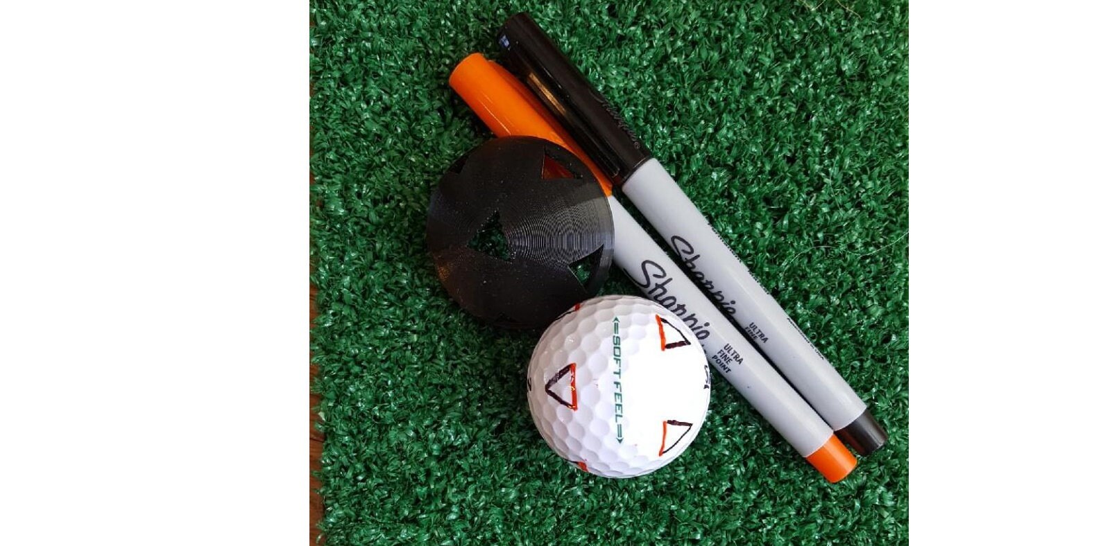 Golf Ball Stencil Triangle Alignment - Etsy