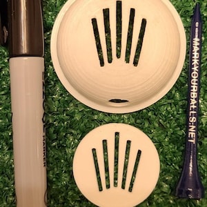 Aim Point Alignment Golf Ball Stencil - Etsy