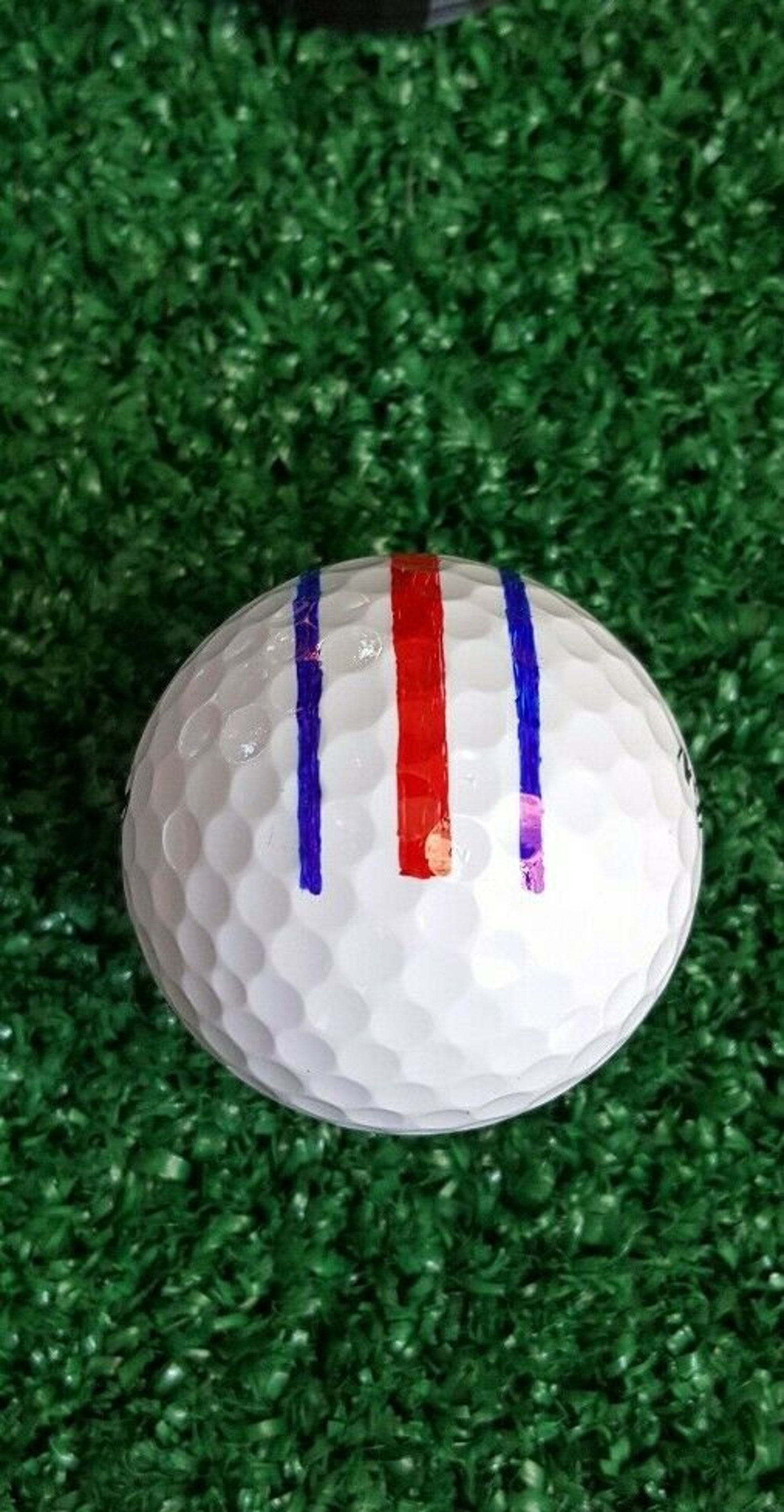 Golf Ball Marker - Triple Alignment Stencil - Etsy