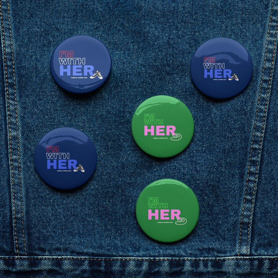 Kamala Harris Buttons Politicial Button Pins Set of 5 - Etsy