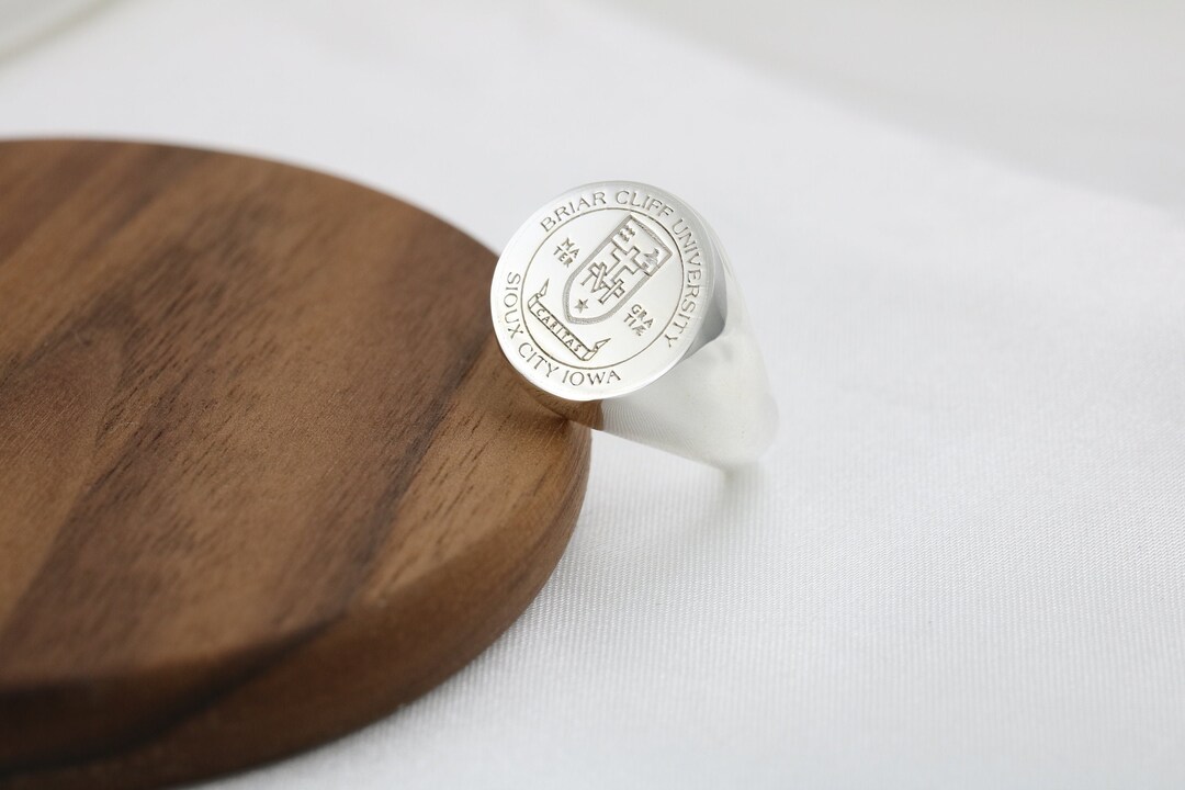 Custom College Class Ring for Men Women, Personalized School Ring ...