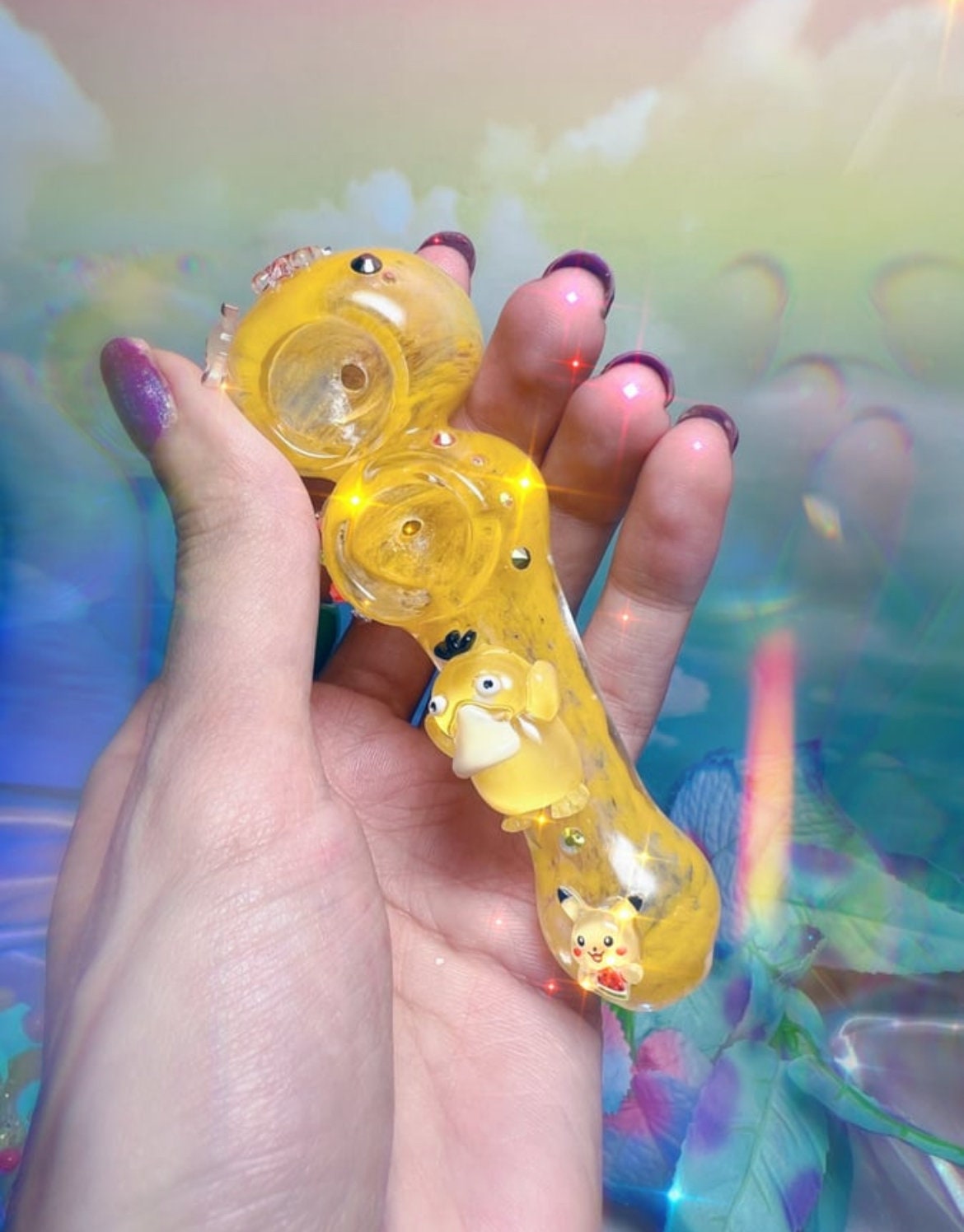 Yellow Pipe Cute Pipe Decoden Charm Pipe Girly Pipe Gift - Etsy