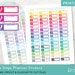 Daily Steps Planner Stickers Printable, Steps Goal Planning Stickers ...