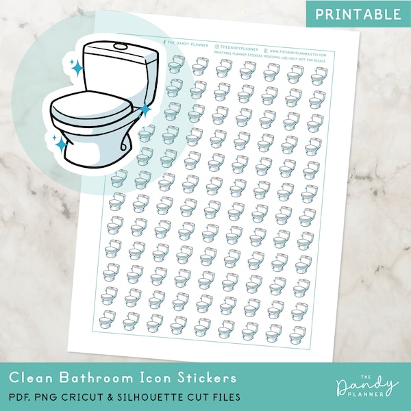 Bathroom Sticker - Etsy