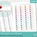 Daily Steps Planner Stickers Printable, Steps Goal Planning Stickers ...
