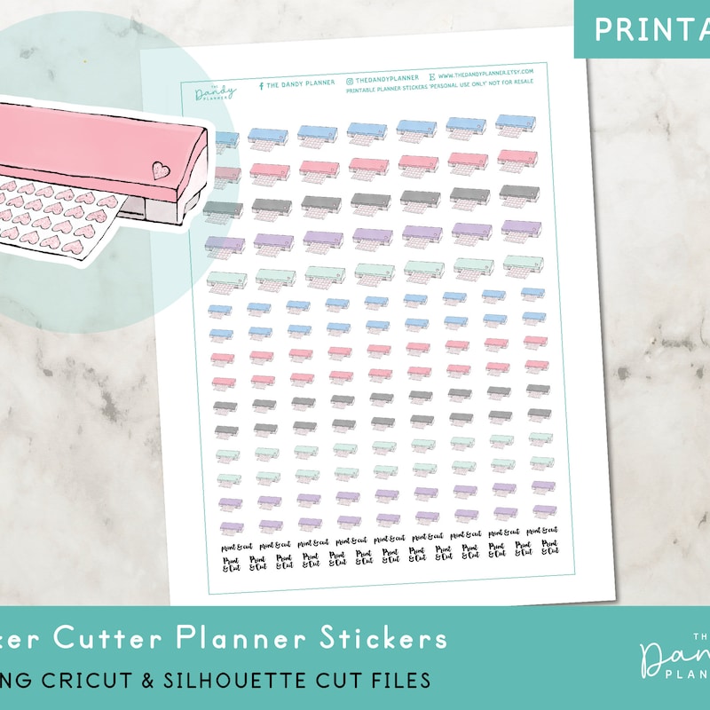 Hand Cut Stickers - Etsy