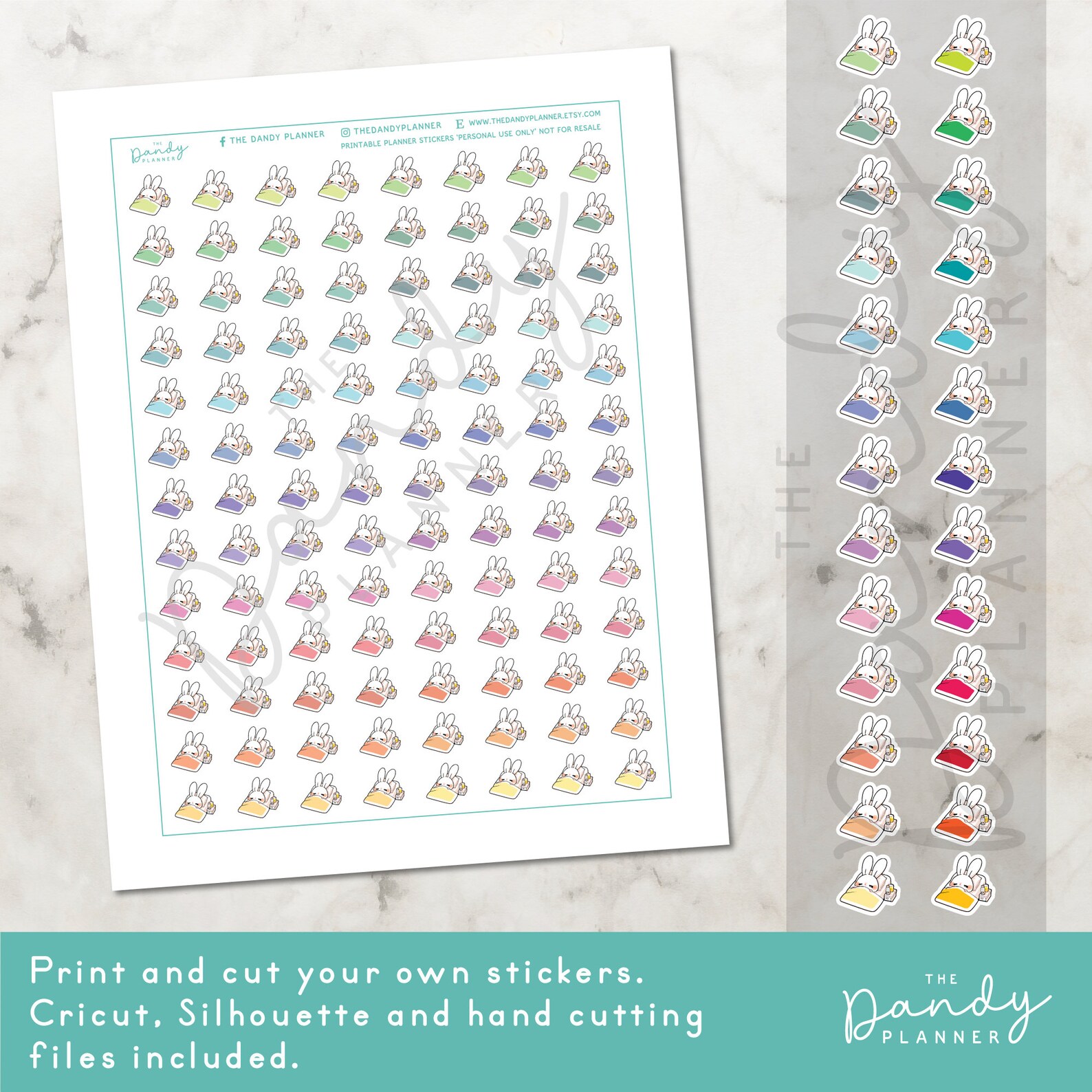 Kawaii Sick Day Stickers Printable, Feeling Under the Weather Stickers ...