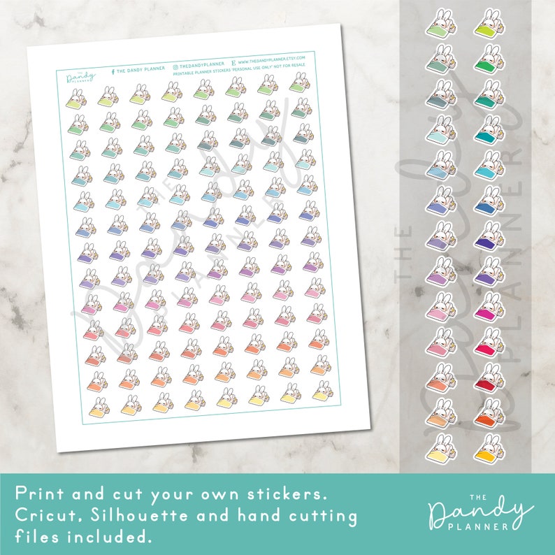 Kawaii Sick Day Stickers Printable, Feeling Under the Weather Stickers ...