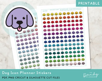 Tooth Icon Planner Stickers Printable, Dentist Appointment Icons ...