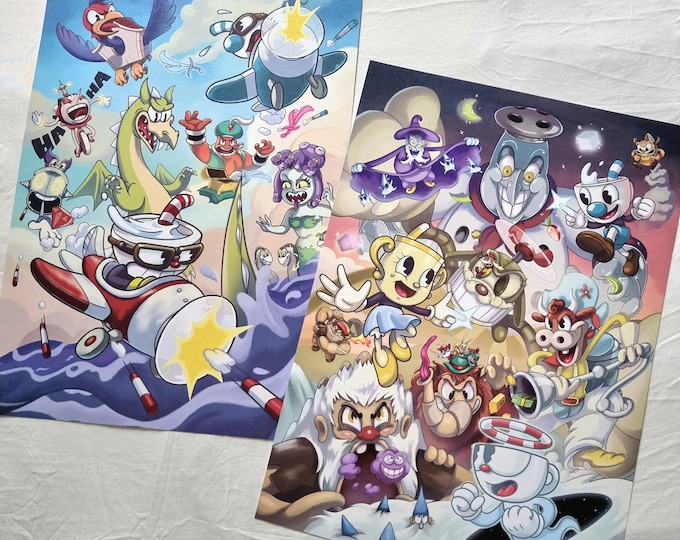 Cuphead Trio Charm - Etsy