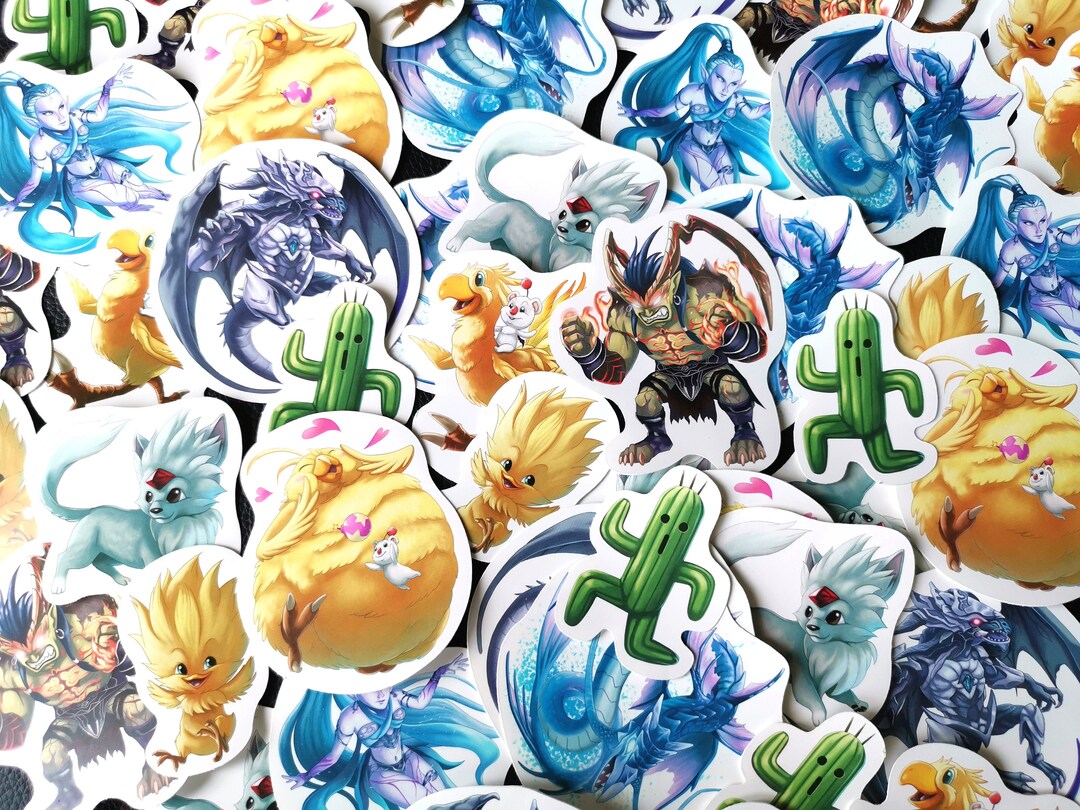 Final Fantasy VII Summon Creatures Waterproof Stickers - Etsy