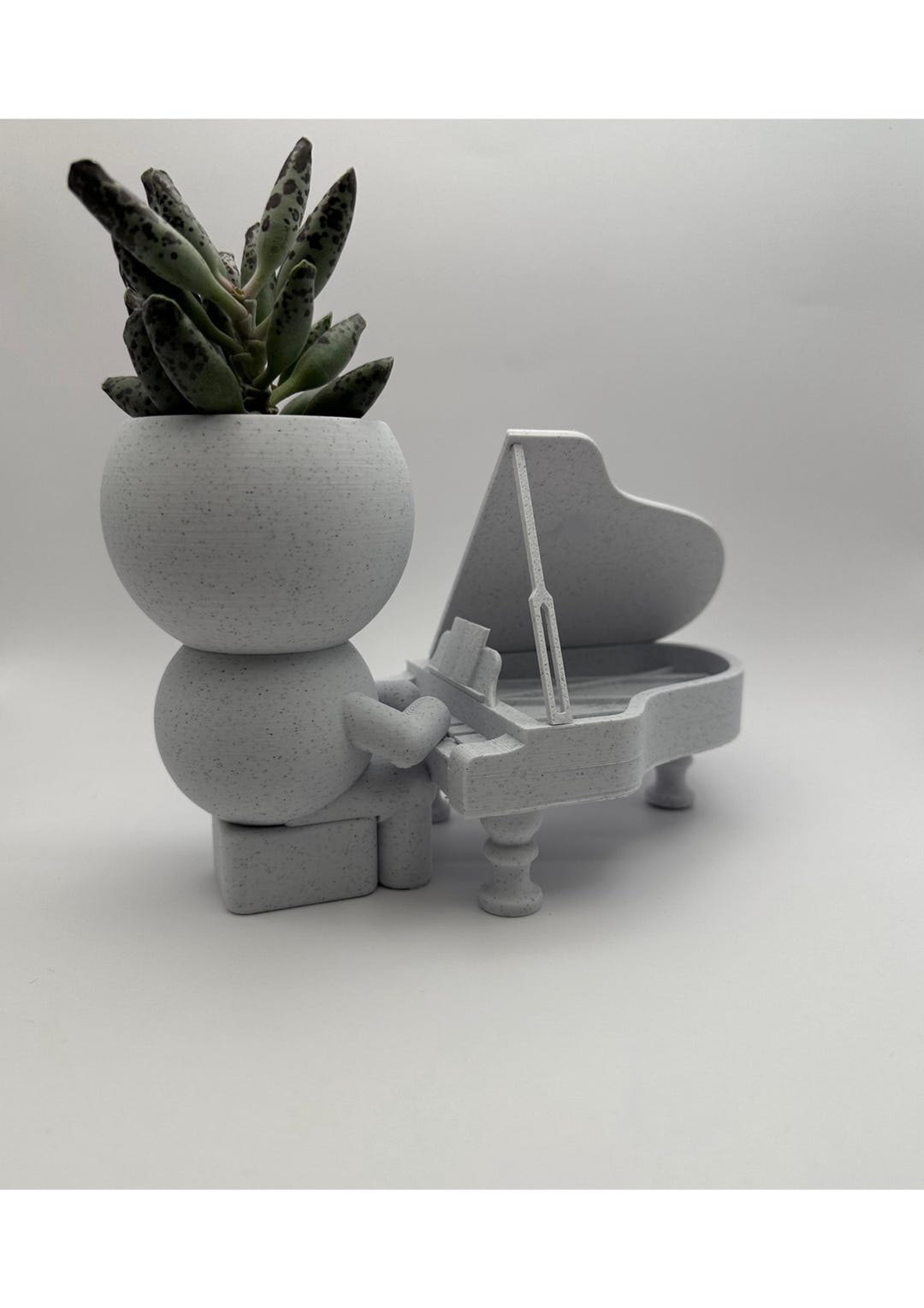 Wee Jimmy Grand Pianist Piano Whimsical Quirky Succulent Planter ...