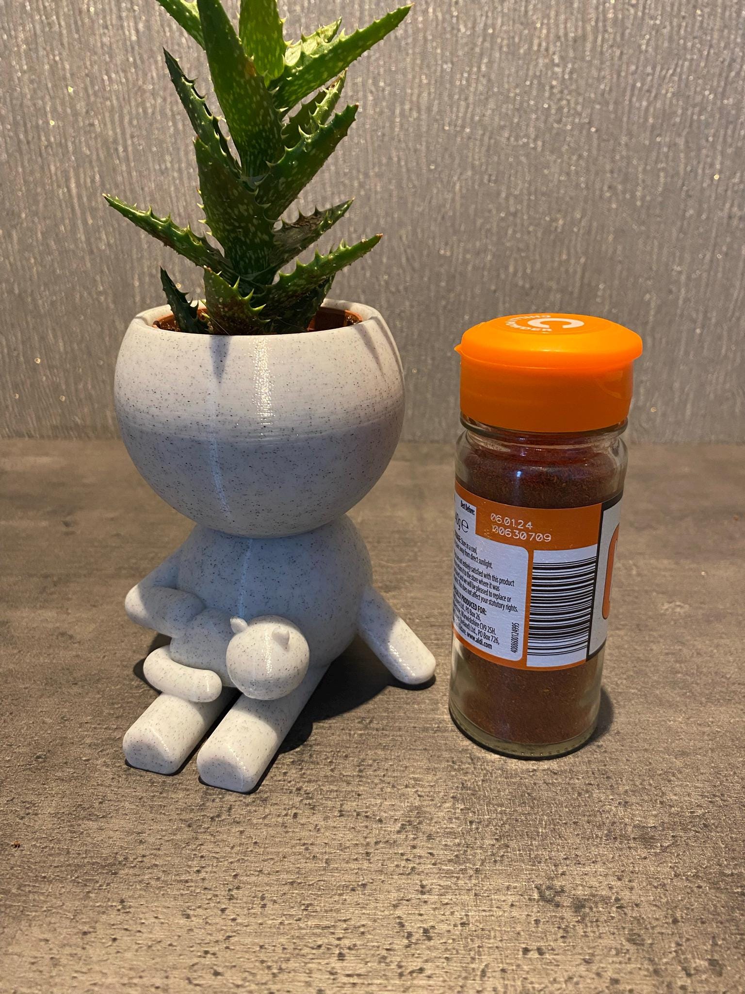 Wee Jimmy & Mr Bigglesworth Whimsical Cat Lover Planter Minimalist ...