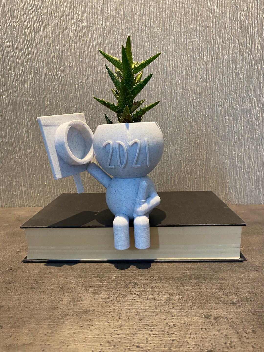 Wee Jimmy Clever Cookie Graduate Graduation Succulent Plant Pot - Ships ...