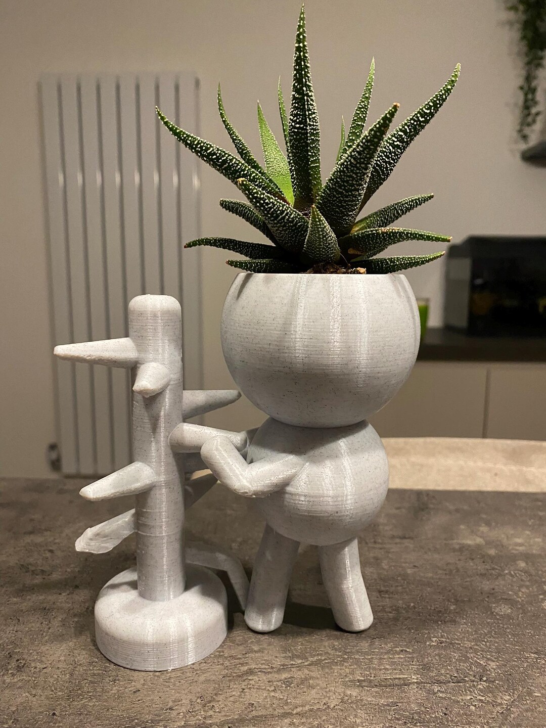 Wing Chun Gift Succulent Planter "wee Jimmy One Inch Punch" - Ships ...