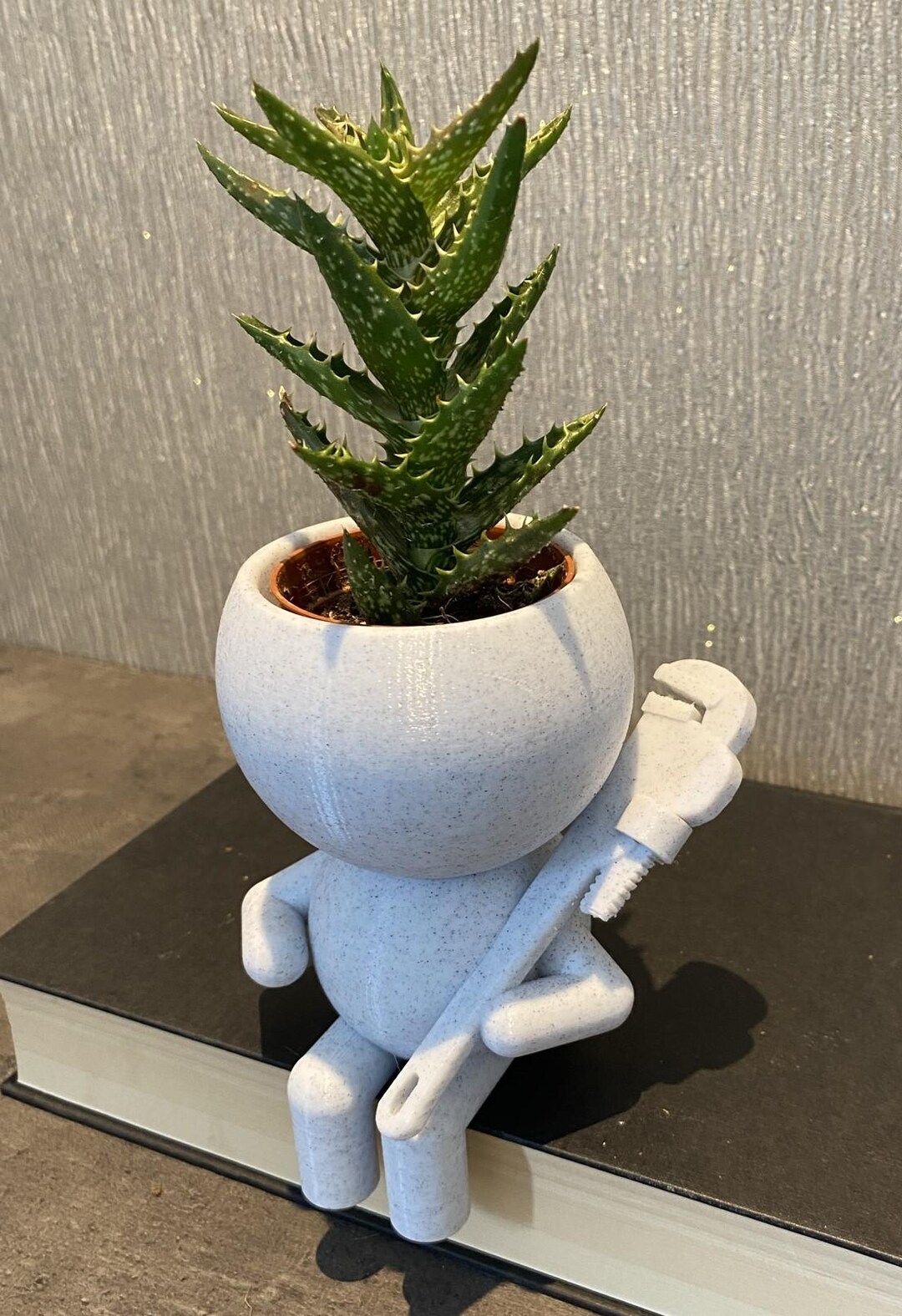 Mechanic Gift Succulent Planter "wee Jimmy Dinna Roon the Bolt Heids ...