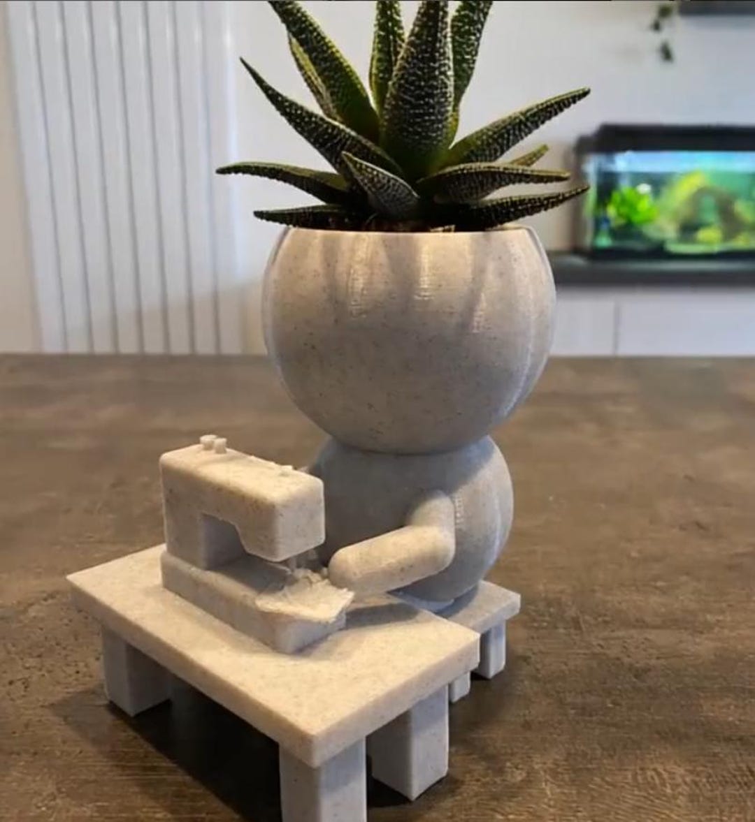Sewing Machine Planter Seamstress Succulent Plant Pot Gift "wee Jimmy ...