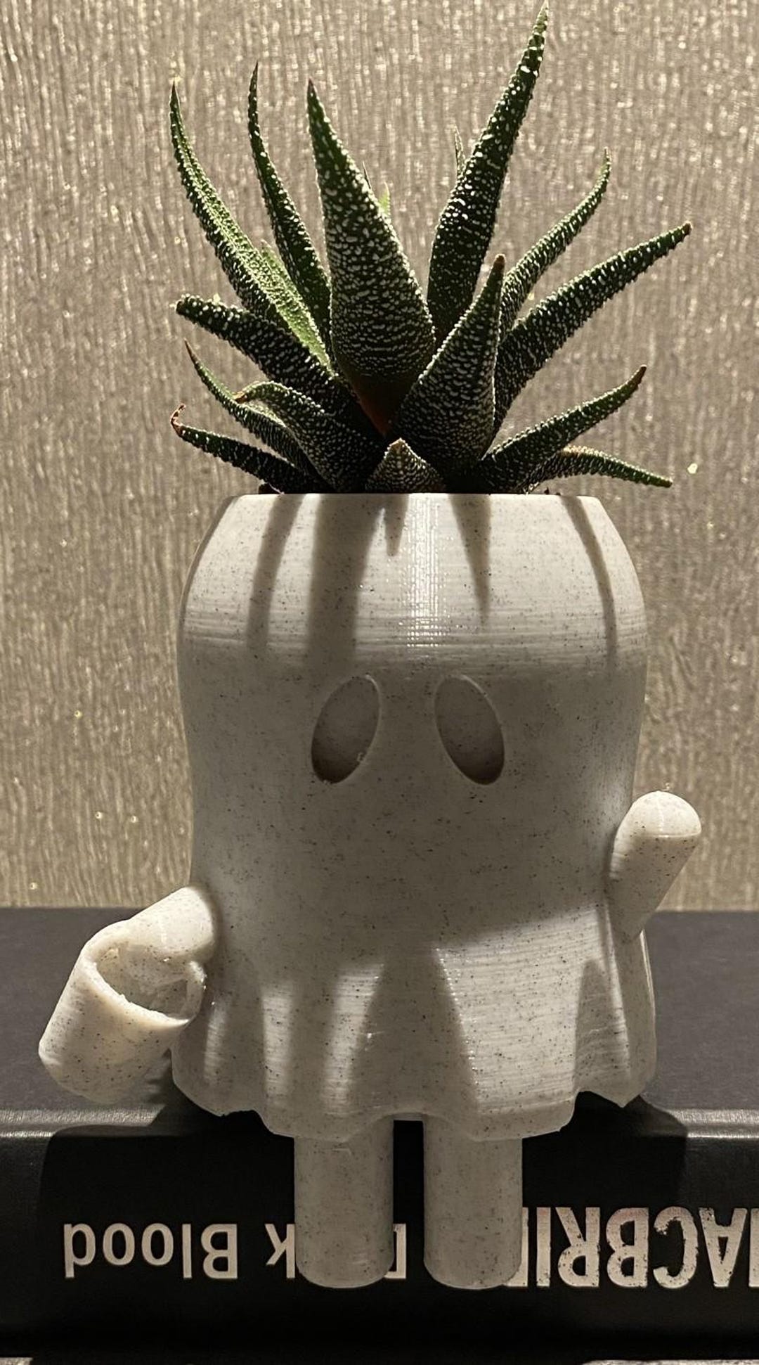 Halloween Plant Pot Succulent Planter Wee Jimmy Ghost Guiser Trick or ...