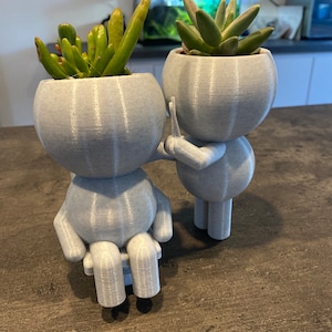 Hairdresser Succulent Planter "wee Jimmy Barber" - Ships From USA - Etsy