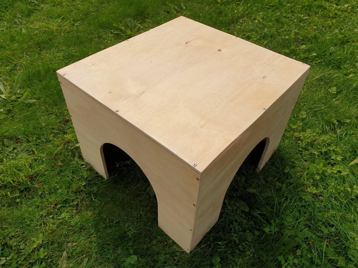 Rabbit House Handmade Cage Accessories Tunnel House Hideaway | Etsy