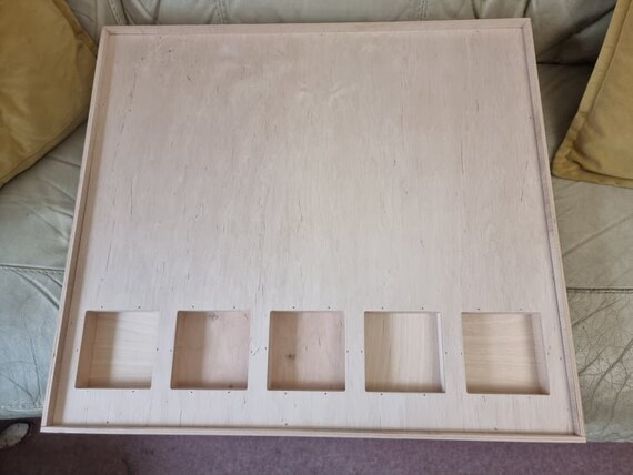 5 Slots/Holder Serving Tray Sofa Bed Tray Stand Table Arm Rest ...
