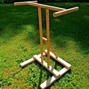 Large Wooden Bird Parrot Perch Stand Bird Standing Bird Perch - Etsy