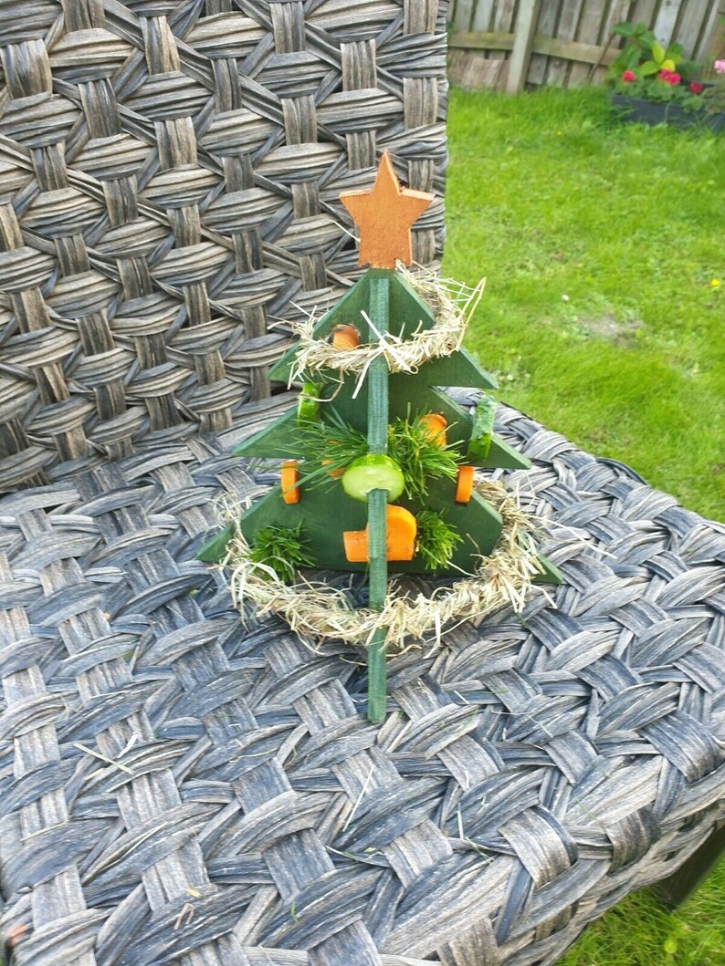 Christmas Tree Feeder Xmas Gift Festive Small Animal Rodent - Etsy