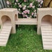 Two Tower Turrets for Rabbit Play House Exercise Small Animal House ...