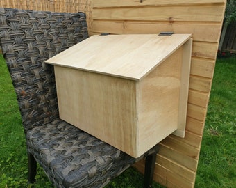 Exterior Nesting Box Lid (Weatherproofing) : r/BackYardChickens