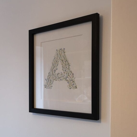 Personalised Handmade Letter Unframed | Etsy