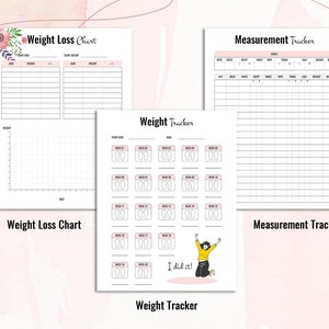 Fitness Planner Workout Planner Printable Planner Insert | Etsy