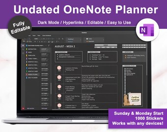 Onenote Dark Mode - Etsy