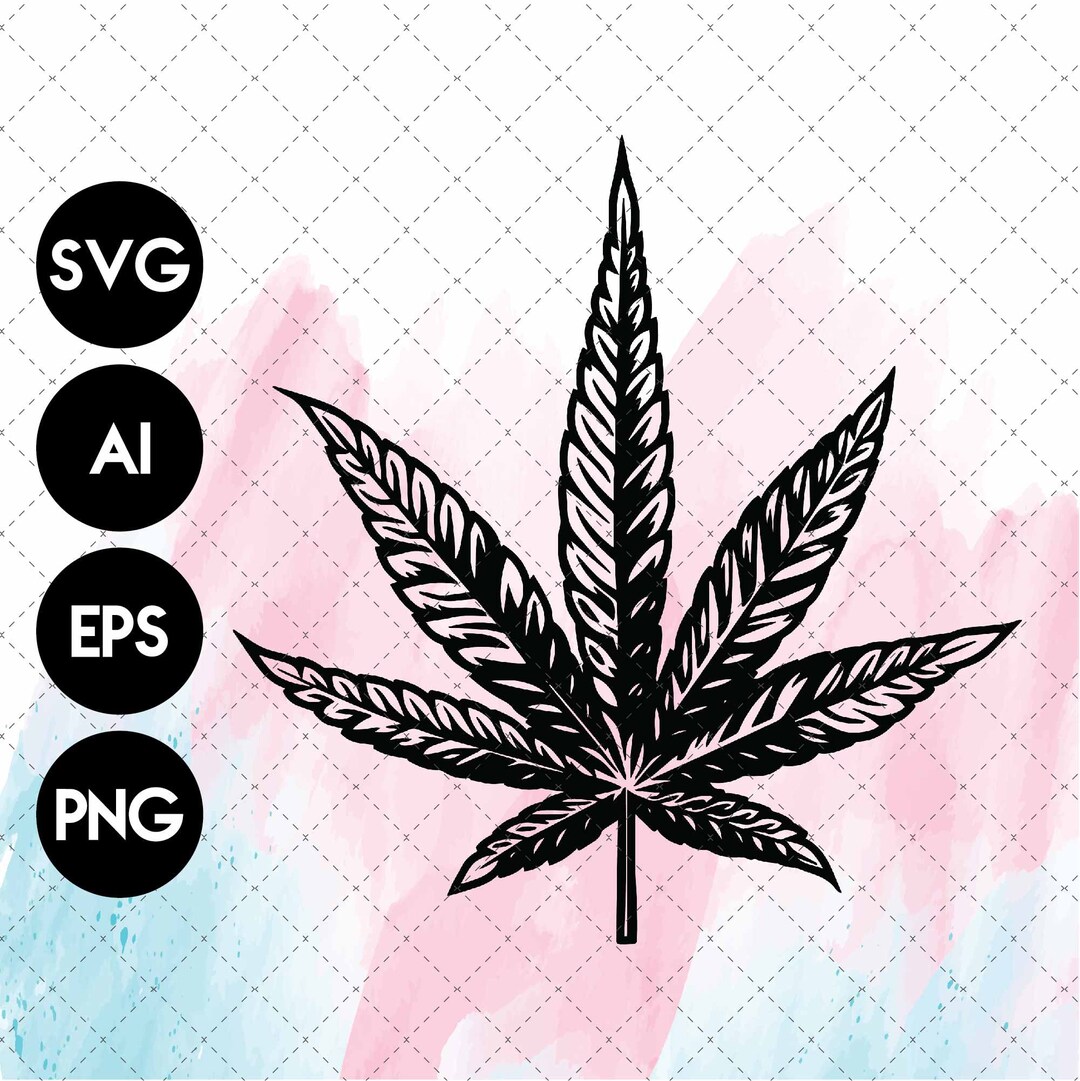 Cannabisweedmarijuana Svg Ai Eps Png Digital - Etsy