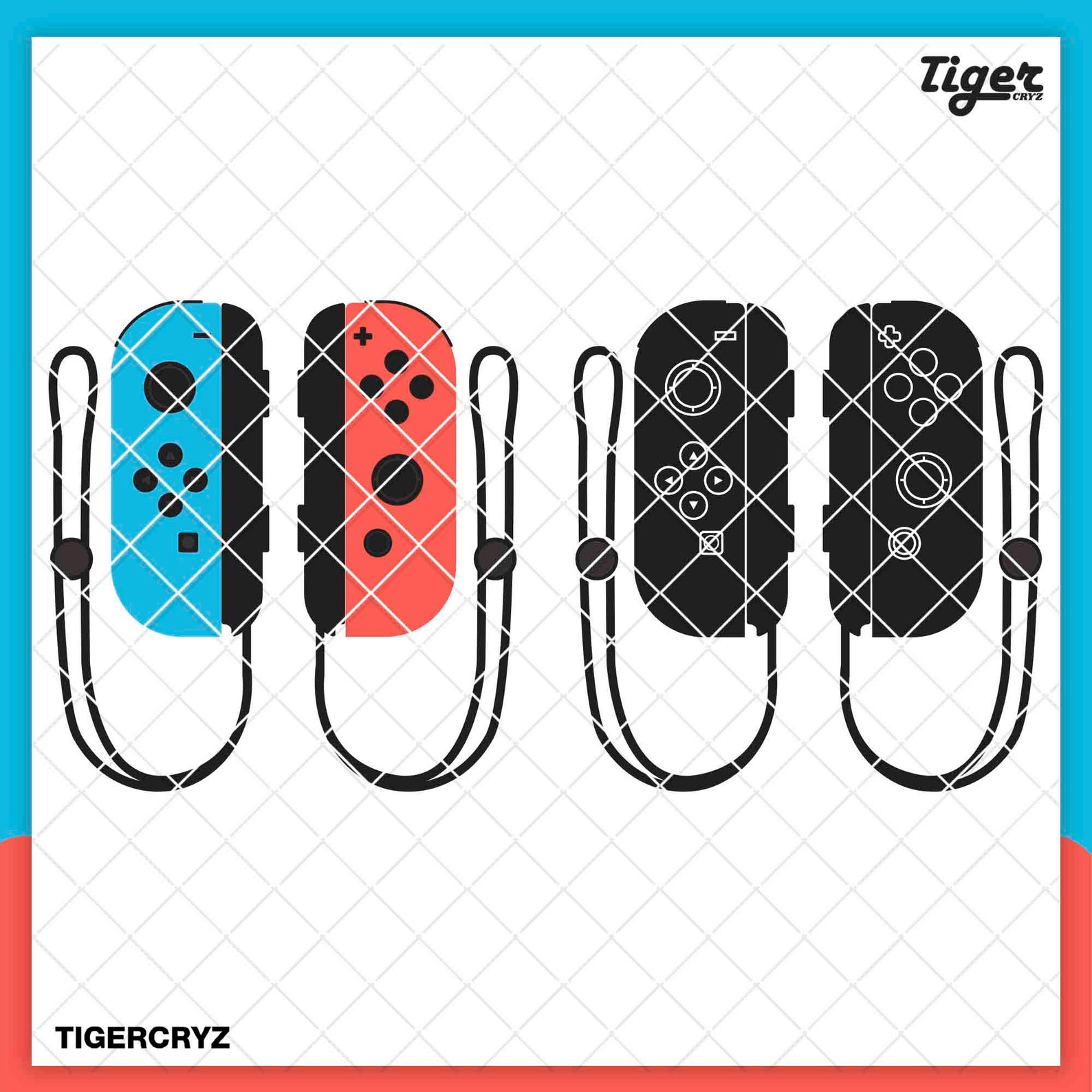 Nintendo Switch Svg Svg Ai Eps Digital File/instant - Etsy