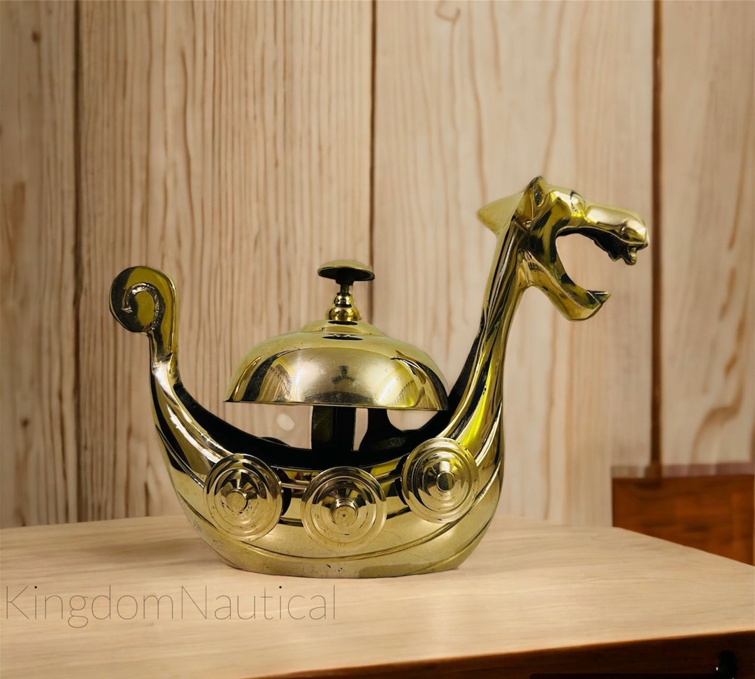 Brass Dragon Bell, Service Bell, Calling Bell, Desk Bell Counter Top ...
