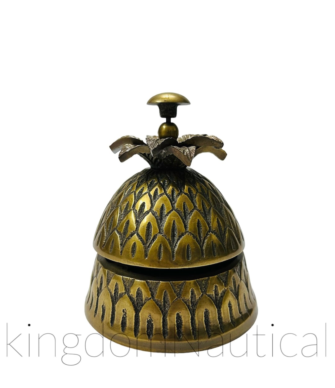 Pineapple Desk Bell, Nautical Ornate Bell, Calling Bell, Service Bell ...