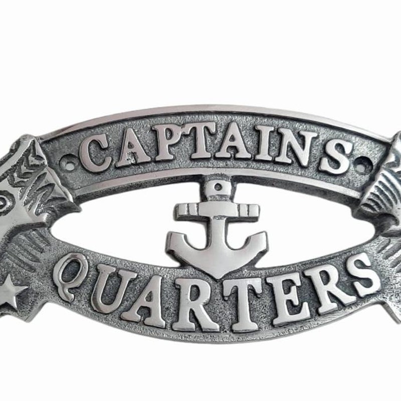 Silver Nautical Door Signs - Etsy UK