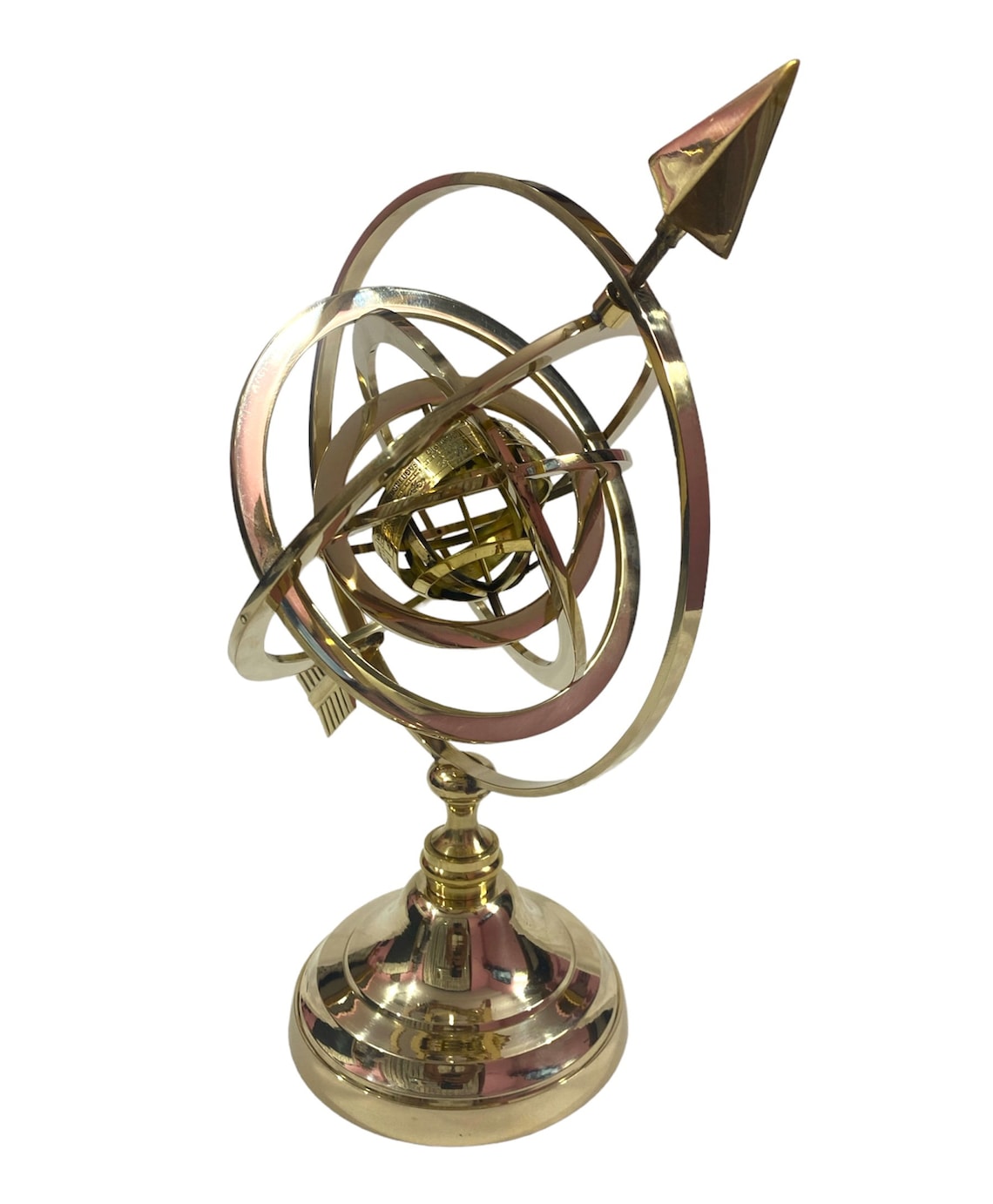 Nautical Brass Armillary Sphere Globe, Arrow Armillary, Tabletop ...