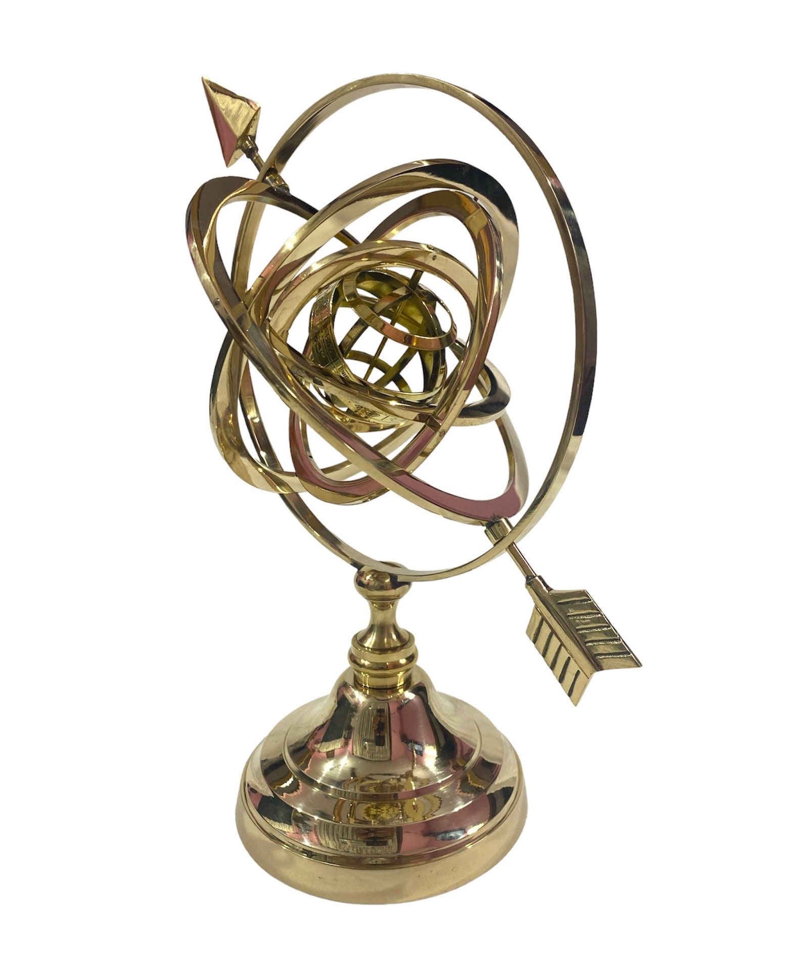 Nautical Brass Armillary Sphere Globe, Arrow Armillary, Tabletop ...