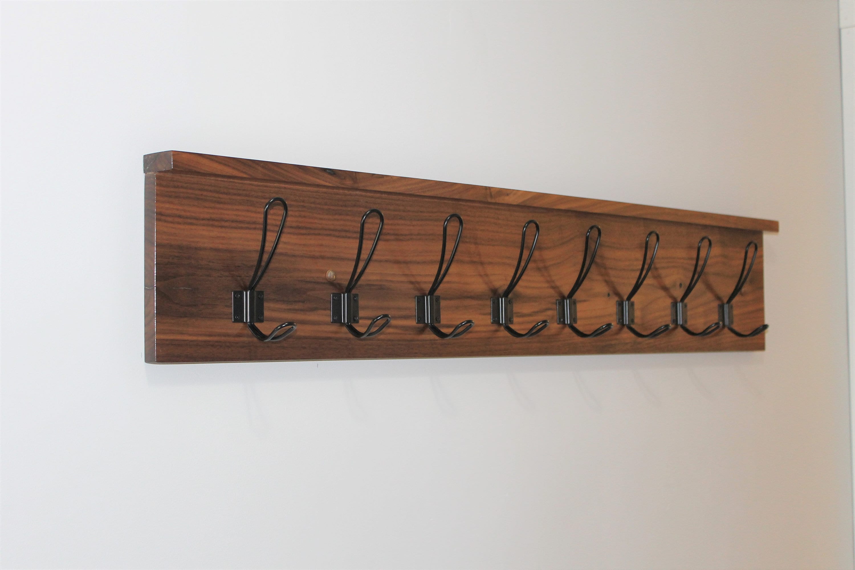 Hardwood Coat Rack Walnut Maple Cherry Farm Modern Customizable - Etsy