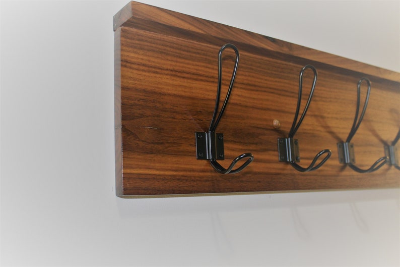 Hardwood Coat Rack Walnut Maple Cherry Farm Modern Customizable - Etsy