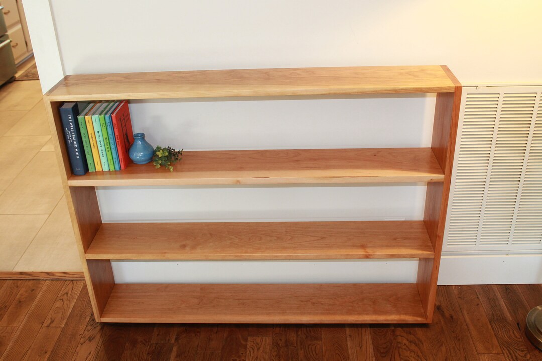 Minimalist Bookcase - Non-toxic - Walnut - Cherry - Maple - Curly ...