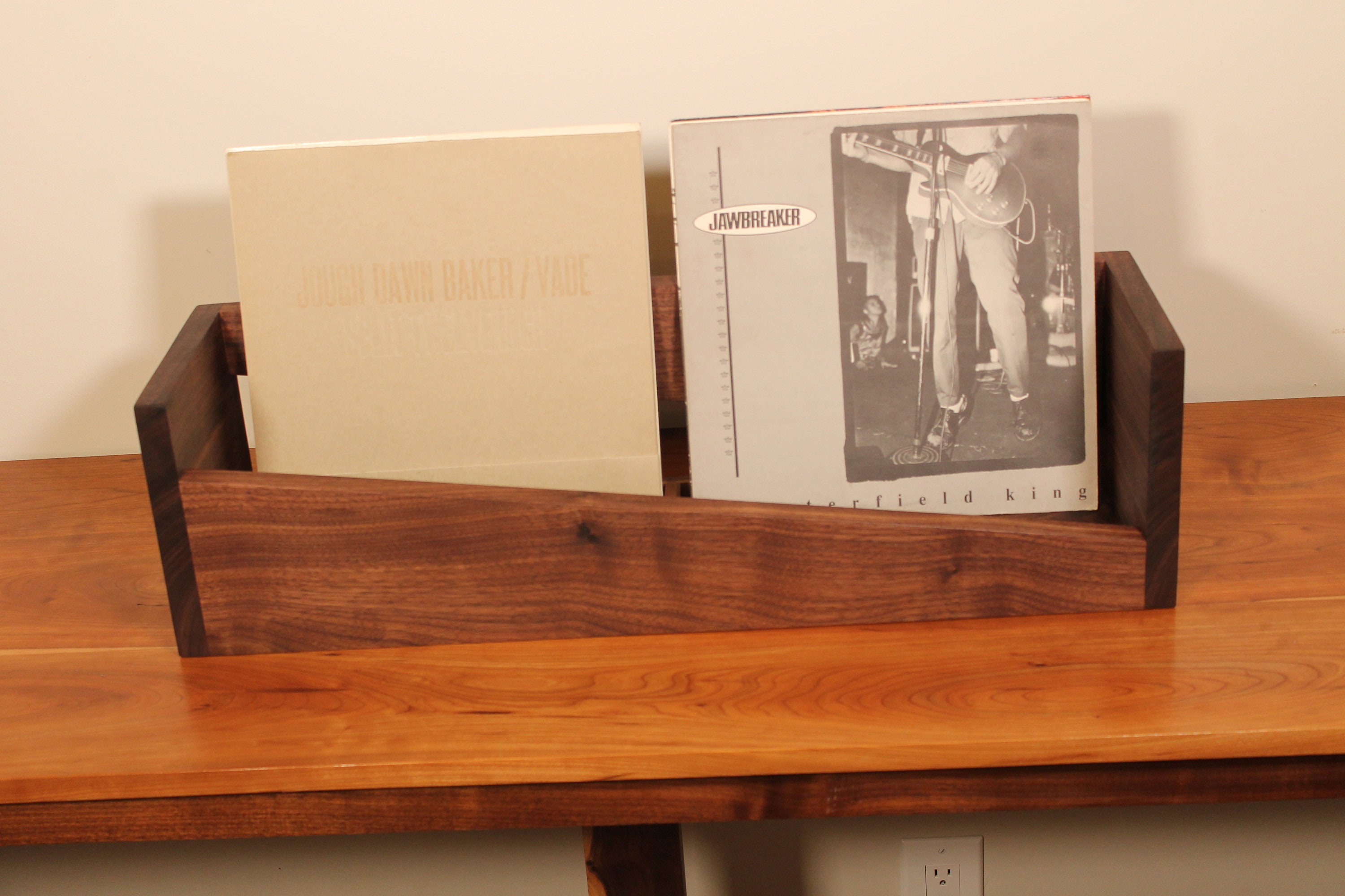 Vinyl Record Storage Display Box. Holds 100 Records in Ash - Etsy