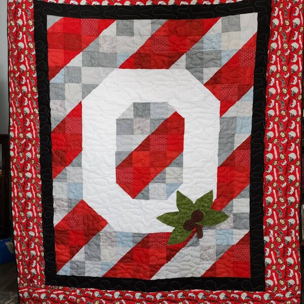 Ohio State Quilt - Etsy